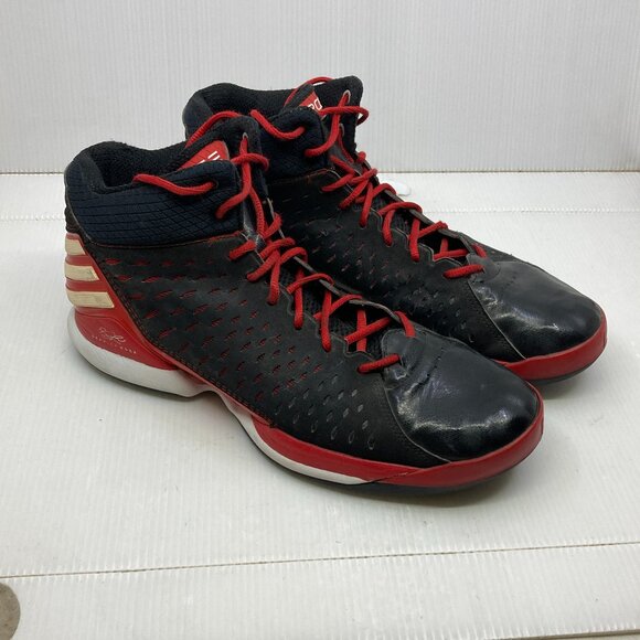 Adidas Derrick Rose | Shoes | Vtg Adidas Derrick Rose Blackred Sneakers Running Shoes Mens Sz 2 ...